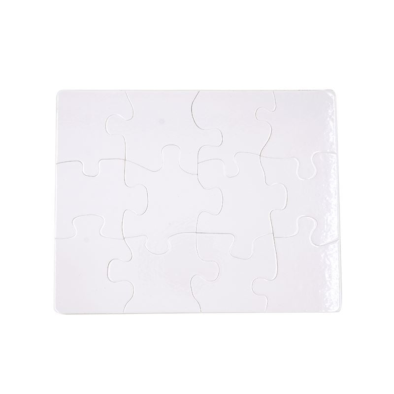 12 Pieces Puzzle Blanks for Sublimation-Pure White/Sparkle/Magnetic – LOPO