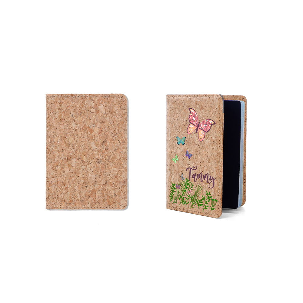Cork DTF Passport Cover Blanks with Internal Card Slot - 195*135mm – LOPO