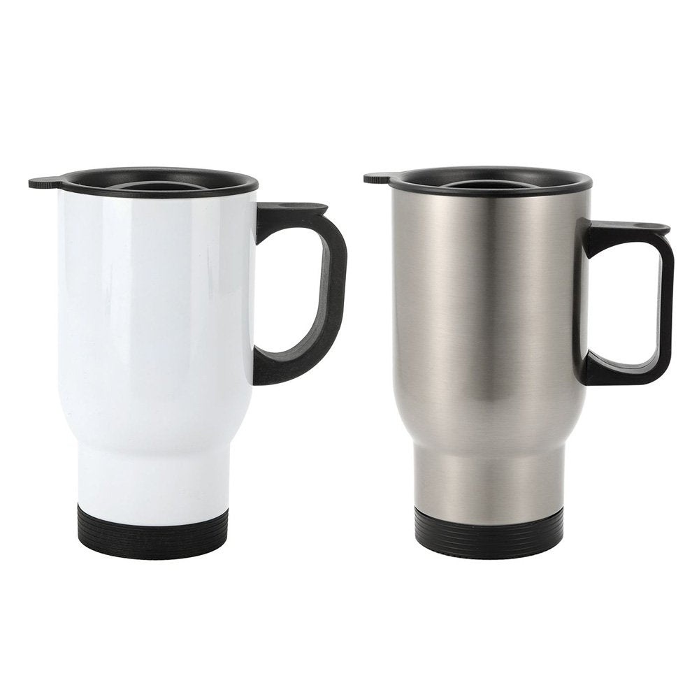 Durable and Stylish Sublimation Car Mug-Silver/White-304/201 Steel – LOPO