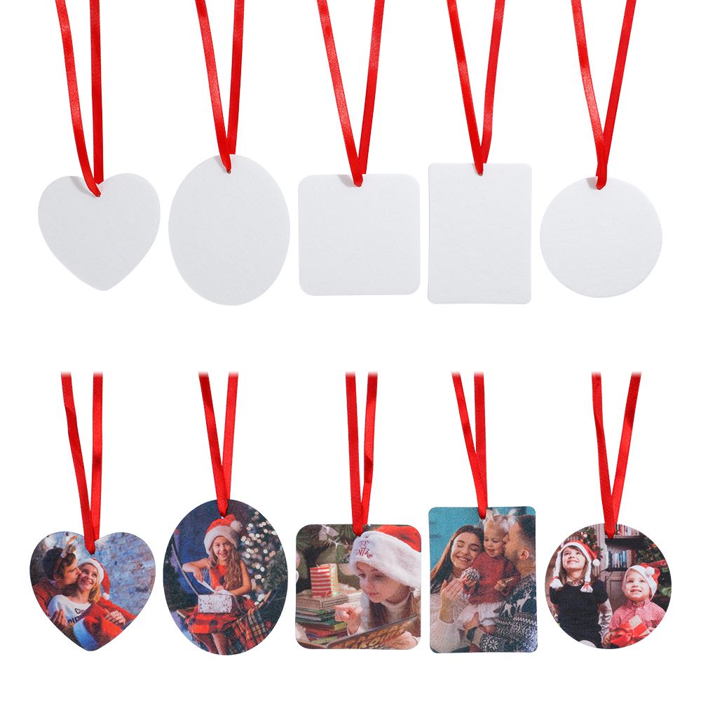 Felt Hanging Sublimation Ornaments-Round/Square/Rectangle/Heart/Oval – LOPO