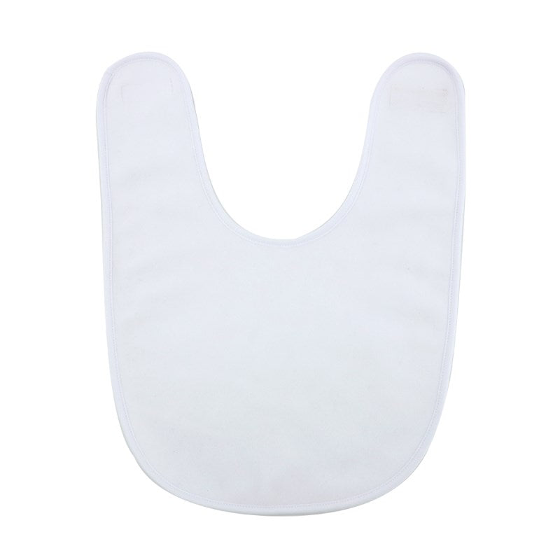 Fleece Sublimation Baby Bibs-White – LOPO