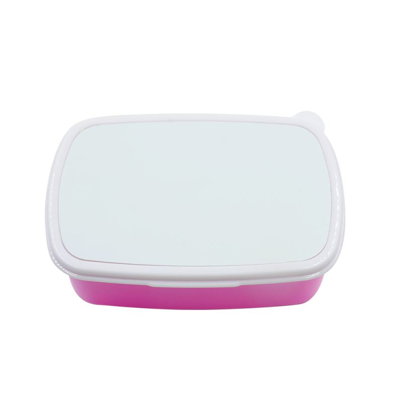 Kids Plastic Sublimation Lunch Box Blank with Metal Insert-Pink/Blue – LOPO