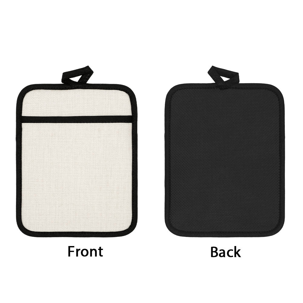 Linen Sublimation Pot Holder with Rubber Back – LOPO