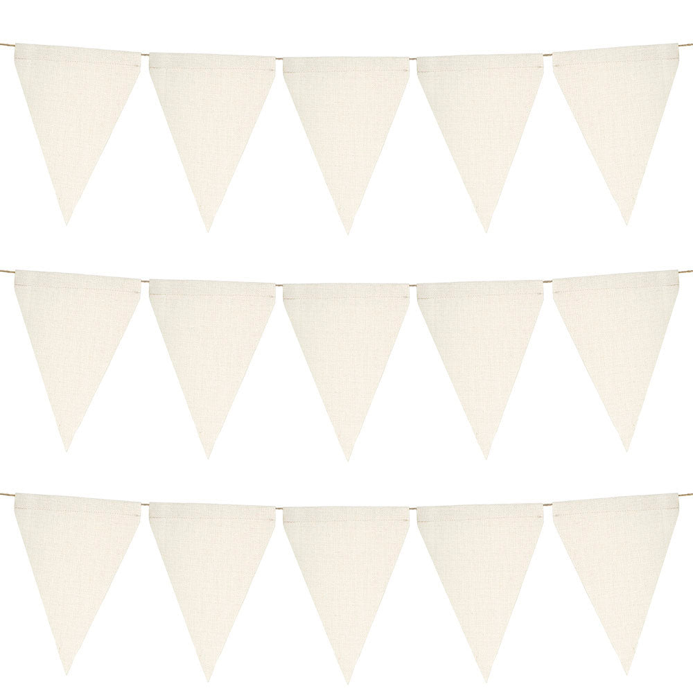 Linen Sublimation Banner (5 Pack)-Triangle/Rectangle Design – LOPO