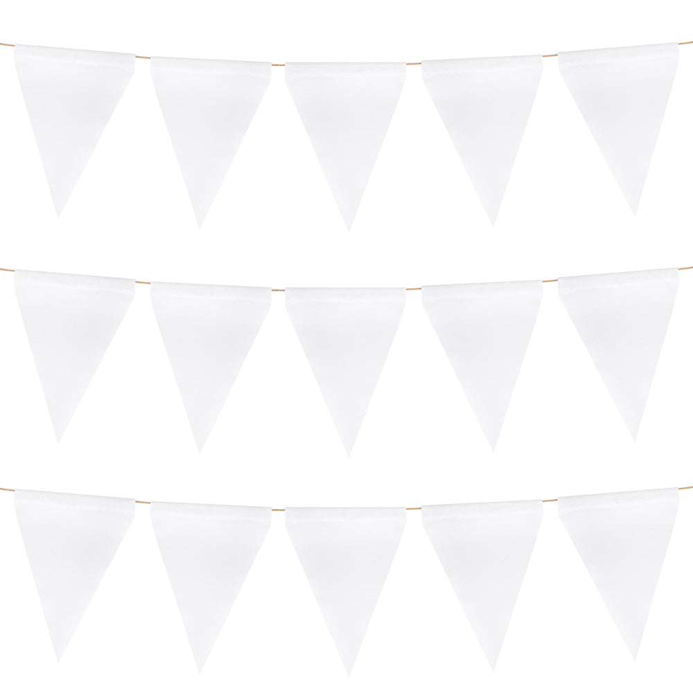 Sublimation Banner Blanks Custom Party Pennant Banner (5 Pack)- Triang ...