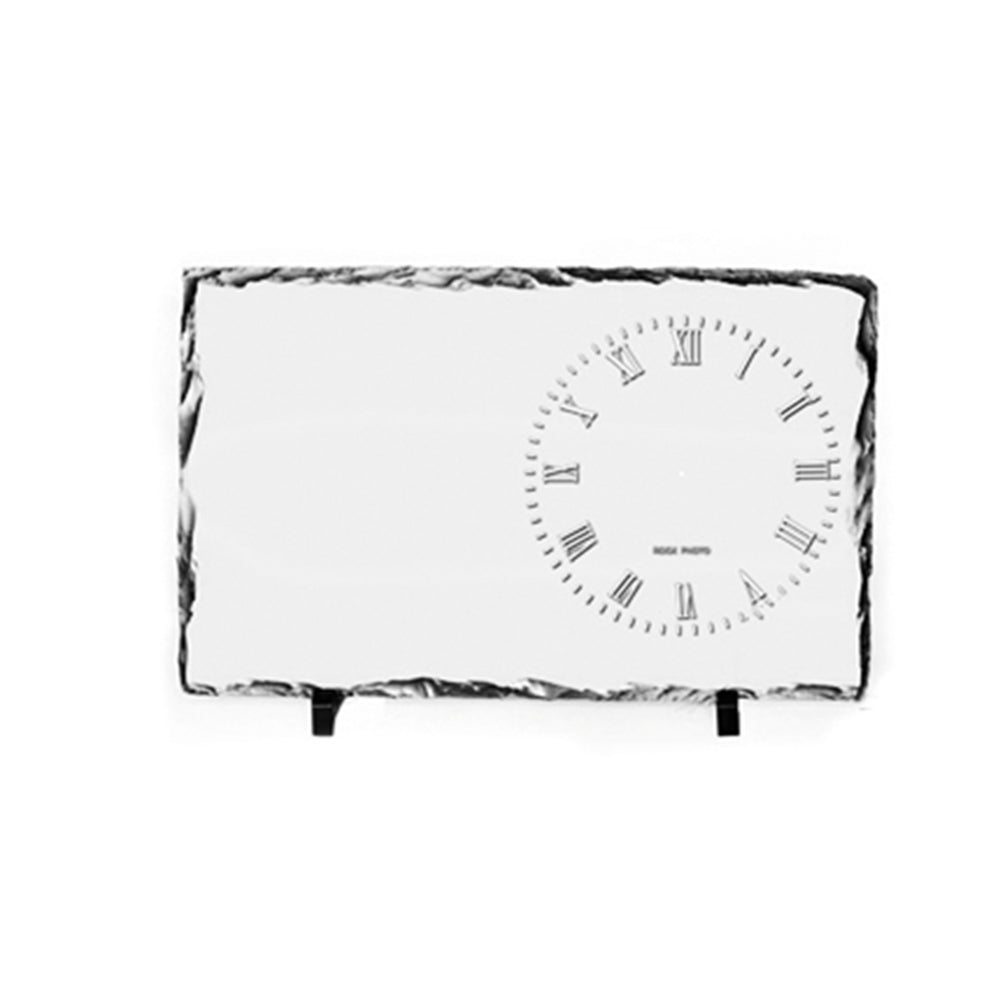 Sublimation Photo Slate Clock (25x40cm)-Glossy/Matt Finish – LOPO