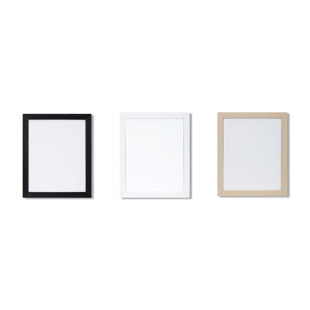 Sublimation Plastic Photo Frame with Aluminum Insert & Nature Wood Tex ...