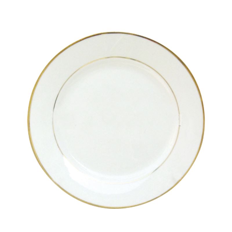 White Sublimation Plate Blanks with Golden Rim-8"/10" – LOPO