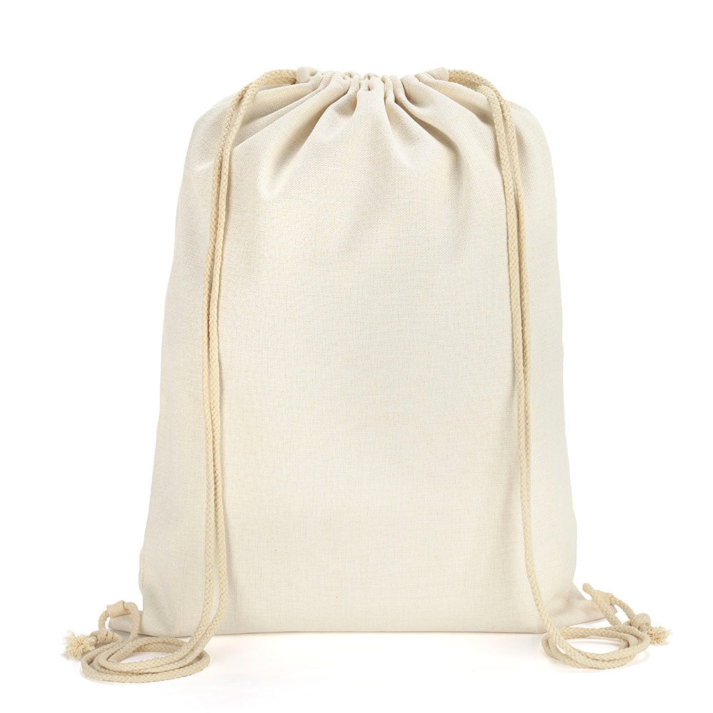 Linen Sublimation Drawstring bag-30x40cm – LOPO